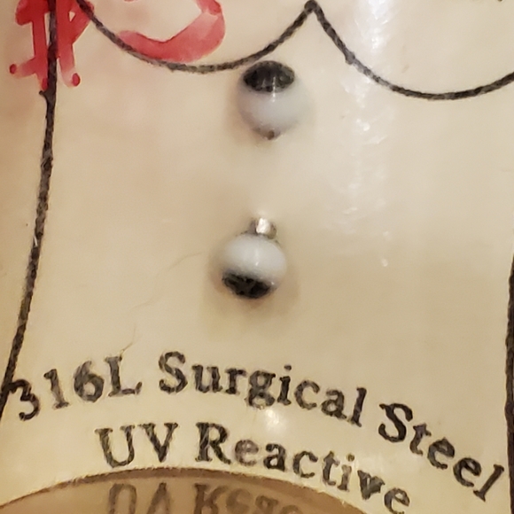 Jewelry | 316 Grade Silver Surgical Steel Curved Naval Piercinguv ...